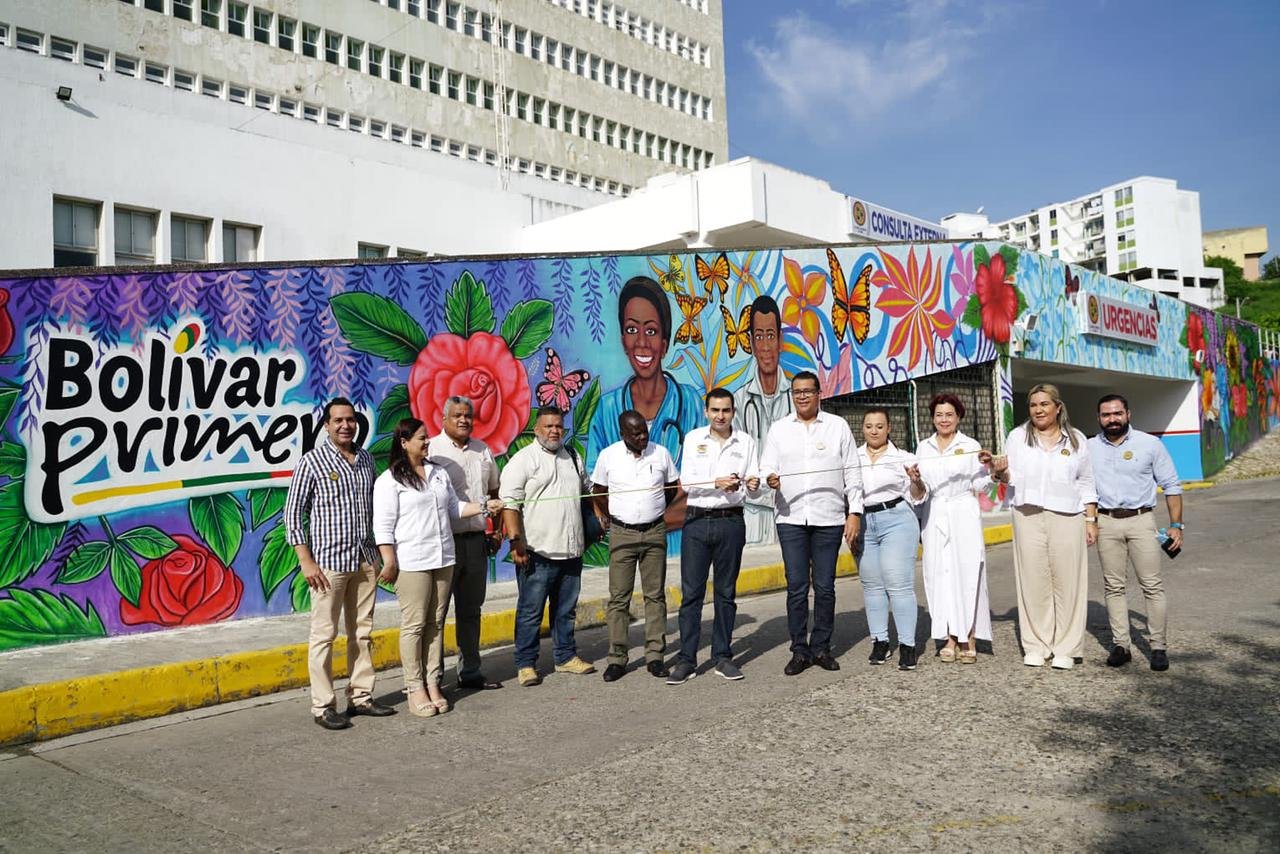 Con un bonito mural reciben a pacientes en el Hospital Universitario ...