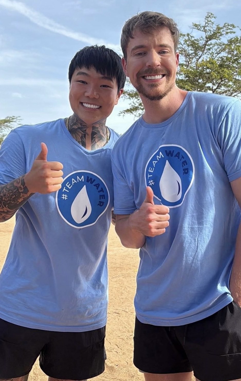 Mr Beast llegó a La Guajira con su programa “Team Water” para llevar ...